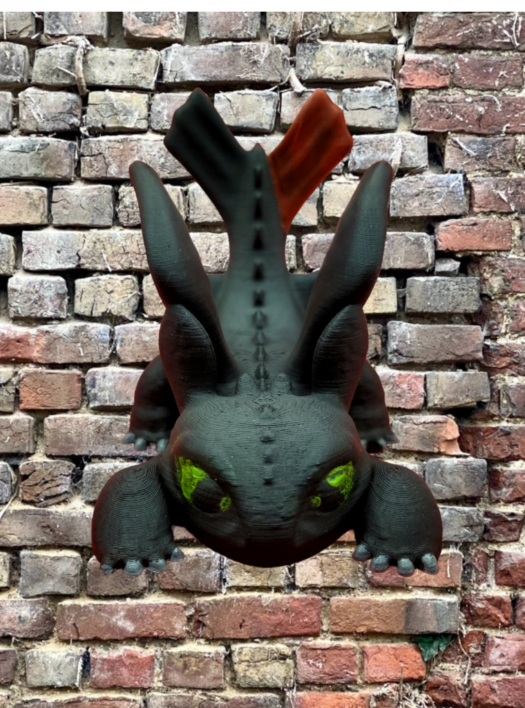 Pouncing Toothless 3D - CriusSwag Crafts
